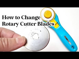 Easiest Way to Change Rotary Cutter Blades