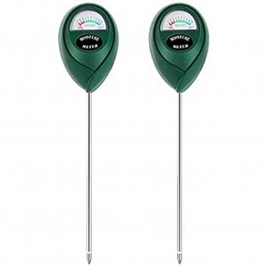Plant Moisture Meter, Plant Water Meter, Soil Moisture Meter for House Plants for Garden, Lawn, Farm, Indoor & Outdoor Use, No Batteries Required (2 Packs Green)