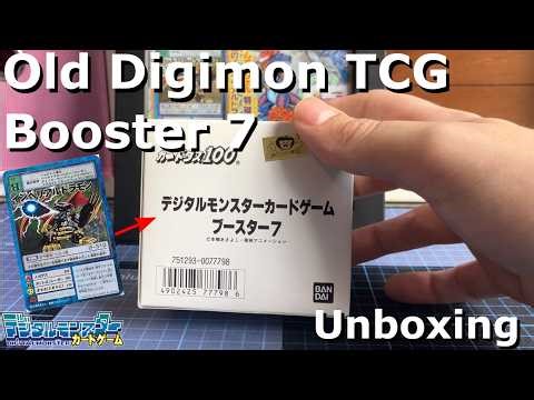 Old Digimon TCG Booster 7: Terror Of The Dragon Emperor! - Unboxing