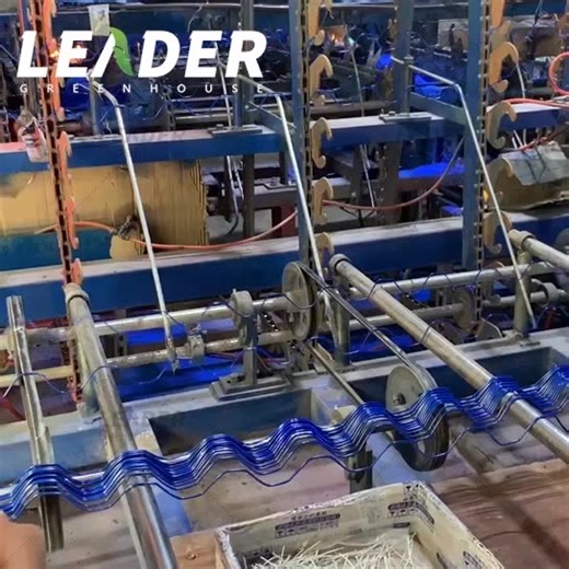 Agricultural Film Lock Channel 2.3mm Plastic Coated Galvanized Wiggle Wire Spring Lock Zigzag Wire for Tunnel Greenhouse