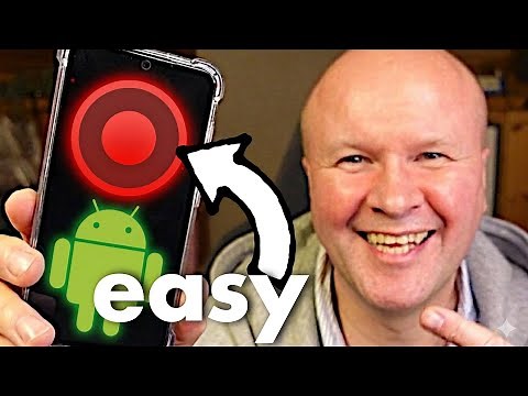How to screen record on Android... (Samsung built-in recorder tutorial)