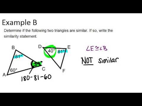 AA Similarity: Examples (Geometry Concepts)