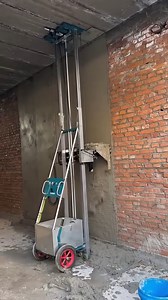 Plastering the walls with the help of a machine! | Lilyon DIY
