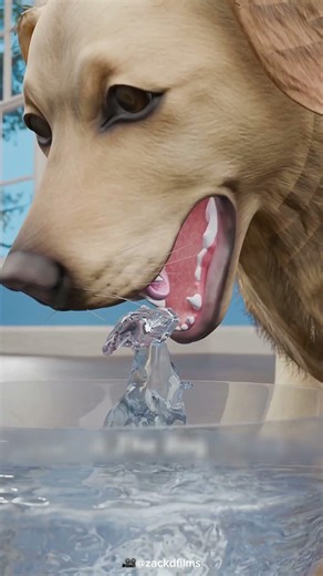 Dog Water Drinking Method 🐶