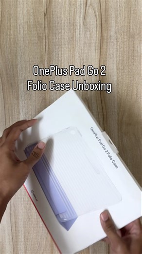 OnePlus Pad Go 2 Folio Case Unboxing ASMR