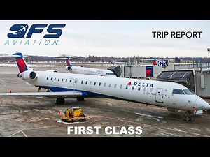 Delta Connection - CRJ 900 - First Class - Minneapolis (MSP) to Winnipeg (YWG) | TRIP REPORT