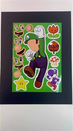 SUPER MARIO DIY STICKERS✨