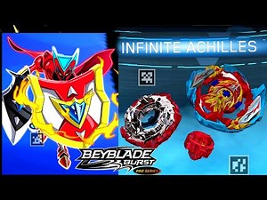 NEW PRO SERIES INFINITE ACHILLES QR CODES BEYBLADE BURST