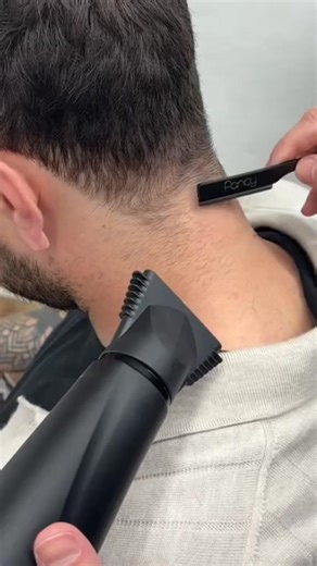 Try this ingenious Hair Hack with the new limited Matte Black Nano Titanium Dryer to keep your clients neck from being itchy all day! #babylisspro #fancyhairdressers #virals #fyp #fypシ #foryoupage | FancyHairdressers