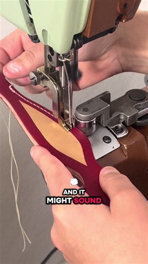 Exciting Inlay Reveal in Horse Tack Stitching