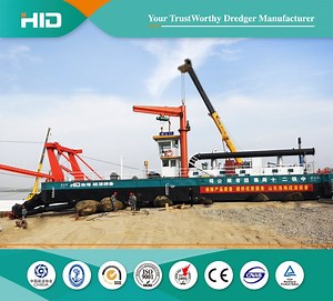 [Hot Item] Land Reclamation Sand Mining Equipment Diesel Engine Pump Dredger Cutter Suction Sea Dredger