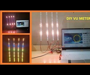 How to Make VU Meter || DIY Music Visualizer Using RGB LED Strip