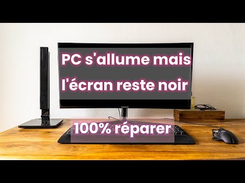 Mon PC s'allume mais l'écran reste noir 【100% réparer】
