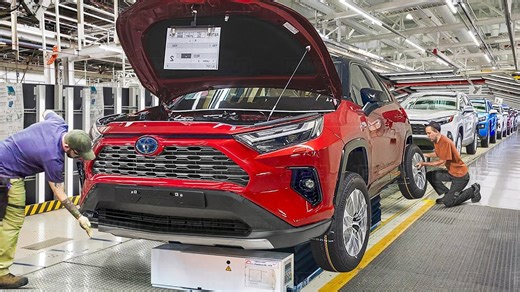 Inside Canadian Massive Factory Producing Brand New Toyota RAV4 From Scratch
