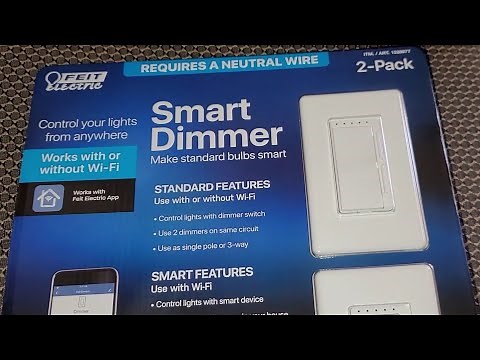 Costco Sale Item Feit Electric Smart Dimmer 2-Pack Switch Unboxing Installation Review