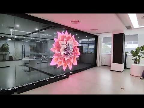Transparent Holographic 3D LED Film Display | Ultra-Thin Advertising Solution by LEDManuf