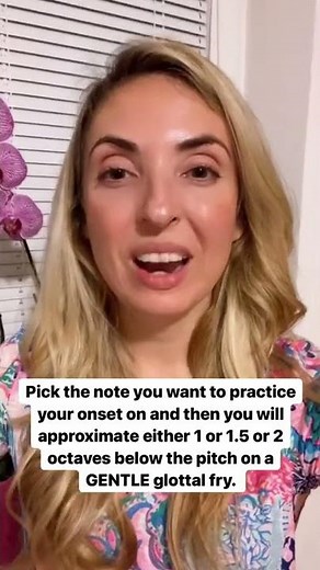 Glottal fry onset exercise 25: New Year, New Voice Series