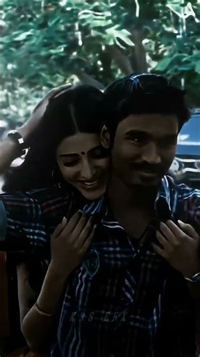 Nee Partha Vizhigal 💙 | 3 Moonu Fullscreen Love Status | Dhanush Love BGM Tamil WhatsApp Status 2025