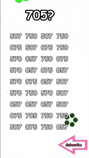 "Solving the 705 Number Puzzle - Can You Find It?"