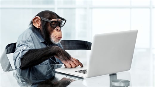 Universe would end before monkey with keyboard types Shakespeare