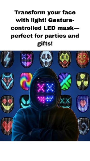 Coolest LED Mask for Parties & Gifts! #shorts