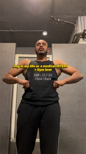 Dr. Hananiah Hemant Mankar on Instagram: "Winter Arc ❄️ | Day 33 / 120. A day in my life as a intern and a gym brat.📈💪 . ( Winterarc , Electrolytes, cold shower , Atomic habits , GRWM , Hospital postings , Gym , Pushups , pullups ,Incline chest press , Flat chest press , Pec fly , Smith machine , latpulldowns , Seated rowing , 10k steps daily ) . . #winterarc #reels #reeloftheday #dailyvlogs #explore #ahmedabad #gymmotivation #fyp #adayinmylife #trending #virals"