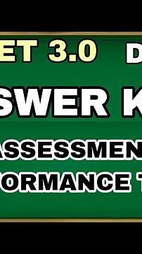 VINSET 3.0 DAY 4 Performance task and Exit assessment.