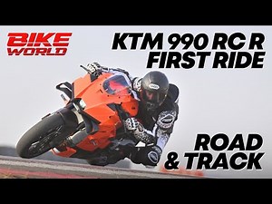 2026 KTM 990 RC R | FIRST RIDE ON ROAD AND TRACK