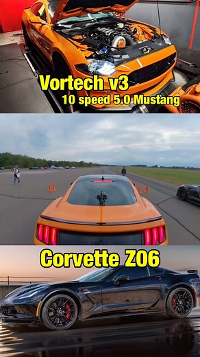 6.6K views · 312 reactions | Drag Race! Mustang vs Corvette - - - - - #mustang #corvette #z06 #zo6 #race #dragrace | 651MyGarage | Facebook