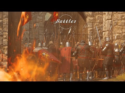 The Siege of Galend - Mount and blade 2: Bannerlord - Cinematic battle 4K