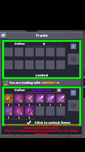 Blockman go skyblock scammer pls support 🙏: