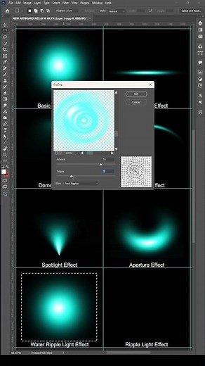 Water Ripple Light Effect | Beginners | Photoshop Tutorial #photoshoptutorial #photoshopforbeginner