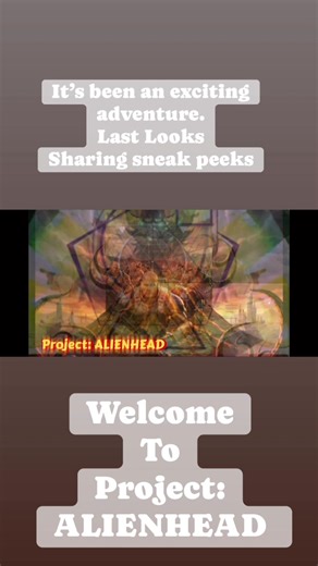 ALIENHEAD blending fx Think layers #layers #alienhead | ScrubFrog