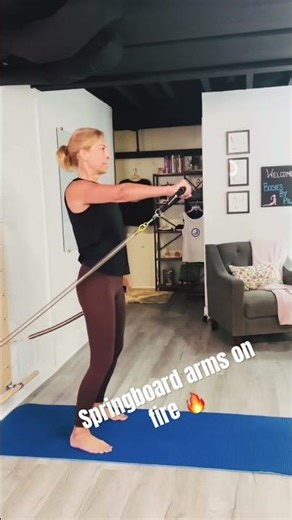 Quick Shoulder Burn on the Pilates Springboard