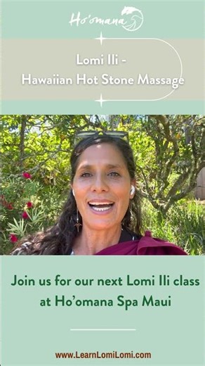 Hawaiian Iliʻili Hot Stone Massage.