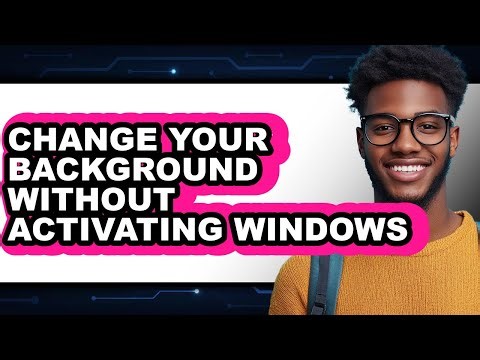 How to Change Your Background Without Activating Windows (only Way)