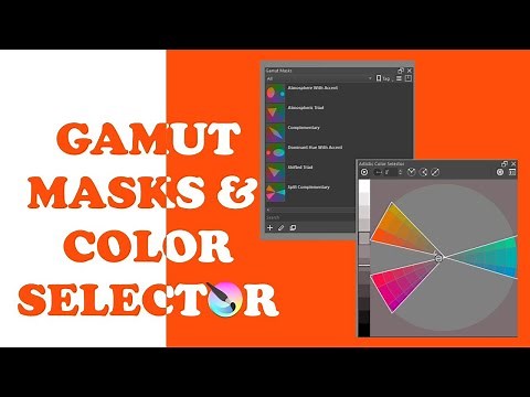 KRITA 5.1.5 - A full tutorial on GAMUT MASKS and COLOR SELECTOR_Use/Create/Edit/Duplicate & MORE! 😮