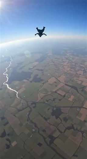 “One Step Into Nothing: The Moment Before Freefall”