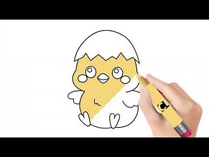 Cute Chick Drawing Tutorial for Kids | Easy Step by Step 🐥🎨