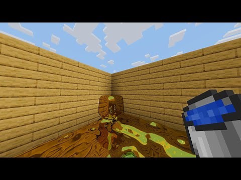 Hyper Realistic Liquid Gold VFX Mod in Minecraft Mod VFX Realistic