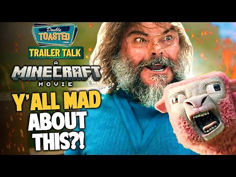 A MINECRAFT MOVIE TRAILER REACTION | Double Toasted