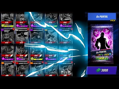 UNLOCKING ALL CHARACTERS WITH PORTAL PACKS | NINJA TURTLES LEGENDS