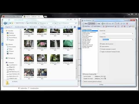 Batch Renaming files with Ant Renamer