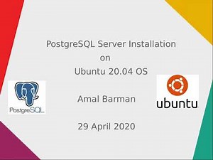 PostgreSQL Server Installation on Ubuntu 20.04