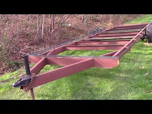 Putting Drop Axles On My Trailer, Building A 7000 lb Car Trailer