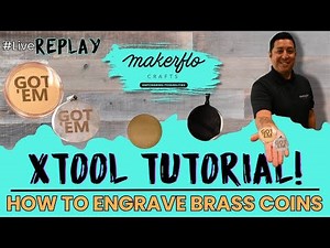 Engraving Brass Coins Tutorial! | Xtool F1