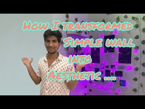 Aesthetic Room Decor Ideas for Boys | Budget Room Makeover with LED Lights