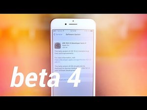 iOS 10.3.3 beta 4: What's new?