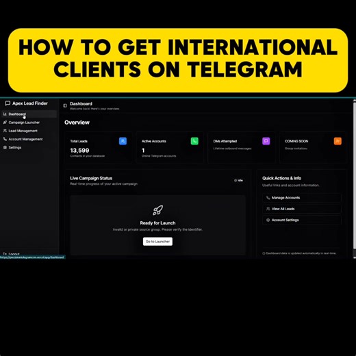 Most businesses don’t struggle because their product is bad. They struggle because not enough people ever see them. If the right people don’t see your offer, sales simply don’t happen. Telegram already has millions of real users grouped by interests, niches, and countries. The challenge has always been finding and reaching the right people efficiently. That’s why we built a Telegram Lead Finder Messaging Tool. It helps you: • find people on Telegram by niche and country • organize them into a le