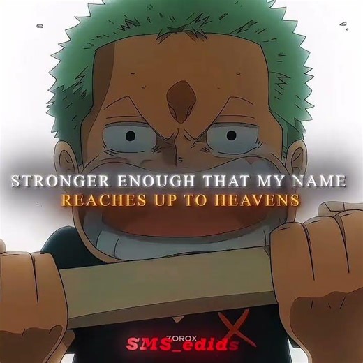 ZORO EDIT | SMS_edids | #anime #animeedit #zoro #onepiece